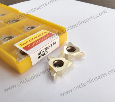 중국 비표준 홈 가공 인서트 HYT2205-3.55 내열 합금 가공용 맞춤형 비표준 판매용