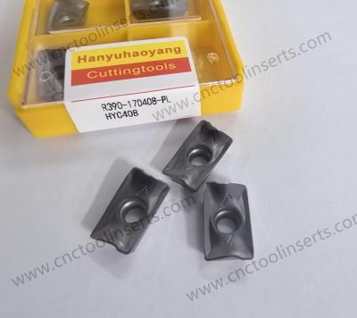 China R390-170408-PL inserção de fresagem não padrão personalizável com revestimento HYC408 e material de carburo à venda