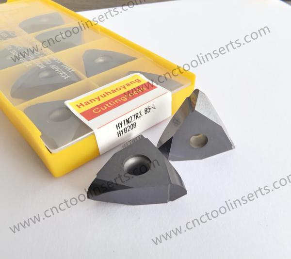 Quality Non-Standard Cemented Carbide Whirling Milling Blade HYTN27R3.85-L with HYB208 Coating for sale