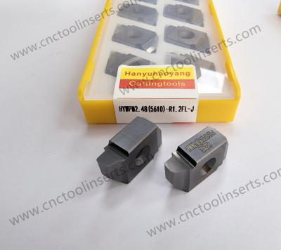 China Non Standard Customization Type Whirling Milling Blade HYWPM2.48 5610 -R1.2FL-J Cemented Carbide Material Aerospace for sale