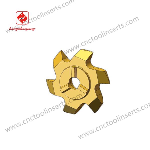 Quality Customizable Insert Non-standard Grooving Insert With 3D154-235 Six-edged Design for sale