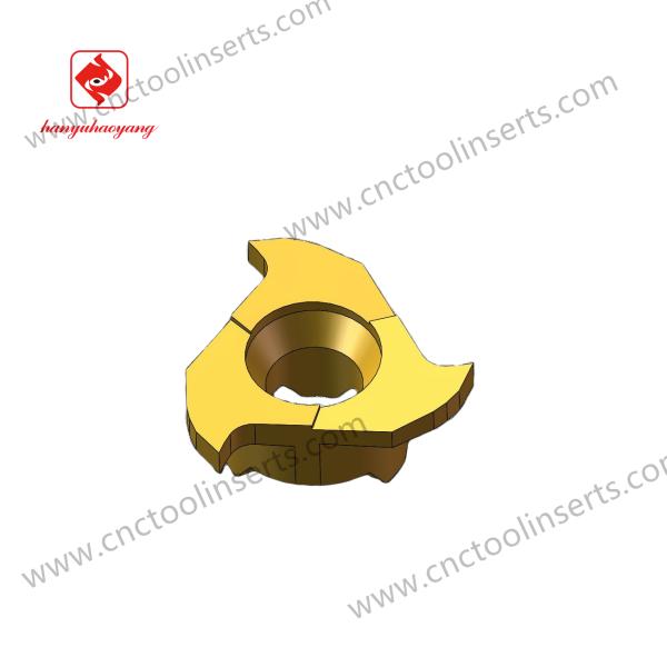 Quality CNC Milling Inserts Wc-Co PVD Coating HY327R06-12220-R1.1 HYB208A Stainless for sale