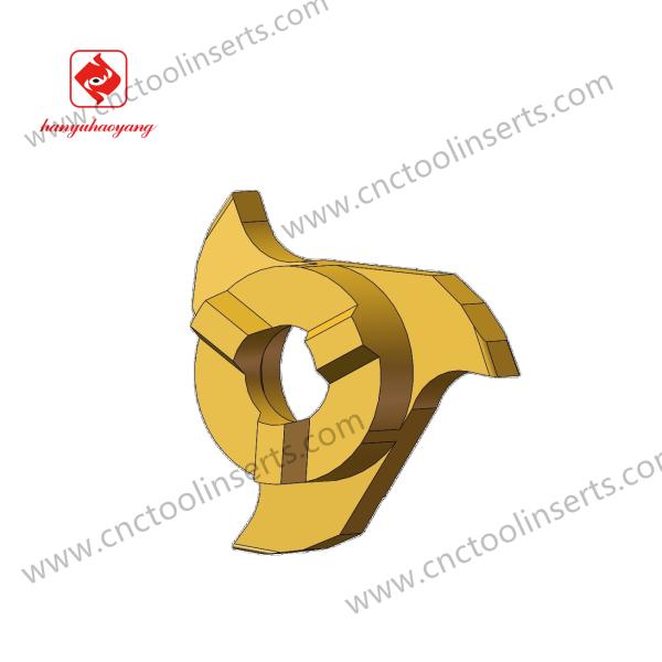 Quality CNC Milling Inserts Wc-Co PVD Coating HY327R06-12220-R1.1 HYB208A Stainless for sale