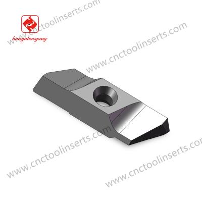 中国 非標準溝入れインサート、スロットフライスインサート、680202-38X7.6X12.2、中範囲コーティング材、HYKH06、カスタマイズ可能なインサート 販売のため