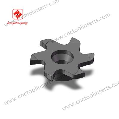 Cina Inserto per scanalatura non standard, HYMG3212-2.0, Adatto per la lavorazione di leghe resistenti al calore, Inserto personalizzabile in vendita