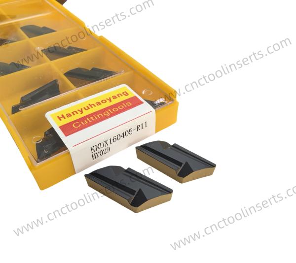 Quality KNUX160405-R11 HY029 Turning And Milling Inserts With Two-Color Coating Carbide Material for sale
