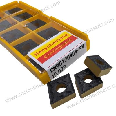 China CNMG120404-PM Insertores de torneado duro Resistencia al impacto Insertores de fresado CNC en venta