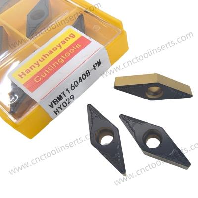 China Herramientas de torno de inserción de carburo personalizadas VBMT160408-PM de alta eficiencia en venta