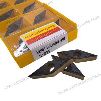 China VBMT160404 Insertores de giro de carburo Resistente a los arañazos Resistencia a la corrosión alta en venta