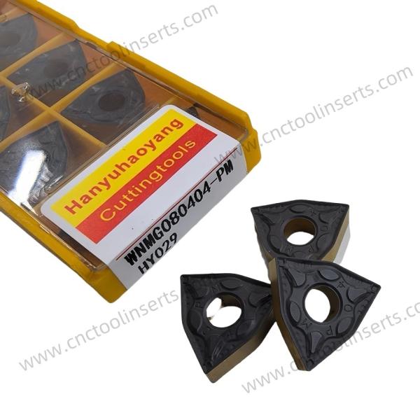 Quality CNC Turning Inserts Wc-Co CVD Coating WNMG080404-PM HY029 Steels for sale