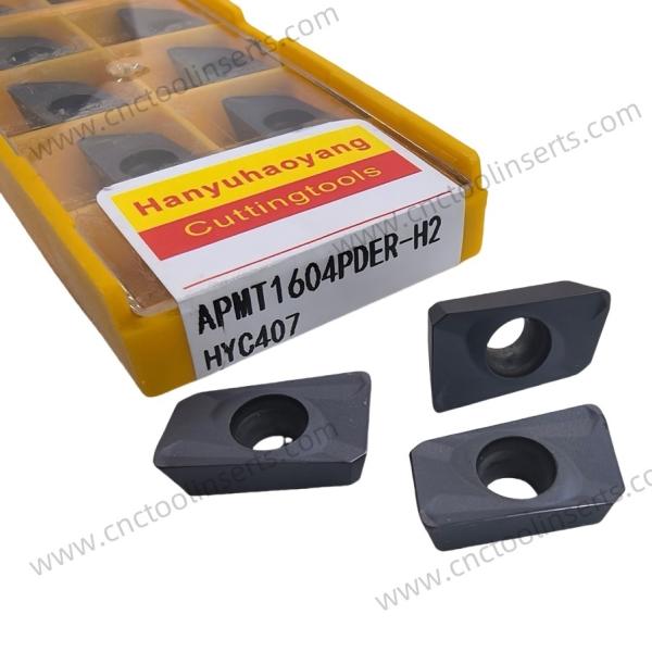Quality Corrosion Proof Indexable Milling Inserts APMT1604PDER-H2 HYC407 Lathe Cutting for sale
