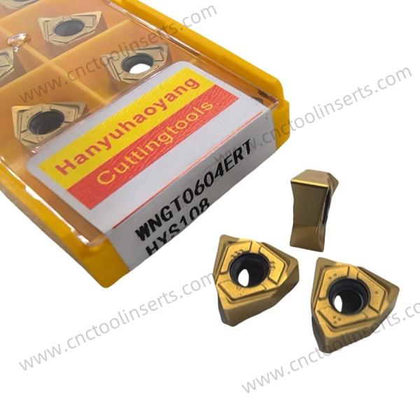 Quality WNGT0604ERT Carbide Milling Inserts Impact Resistance High Stability for sale