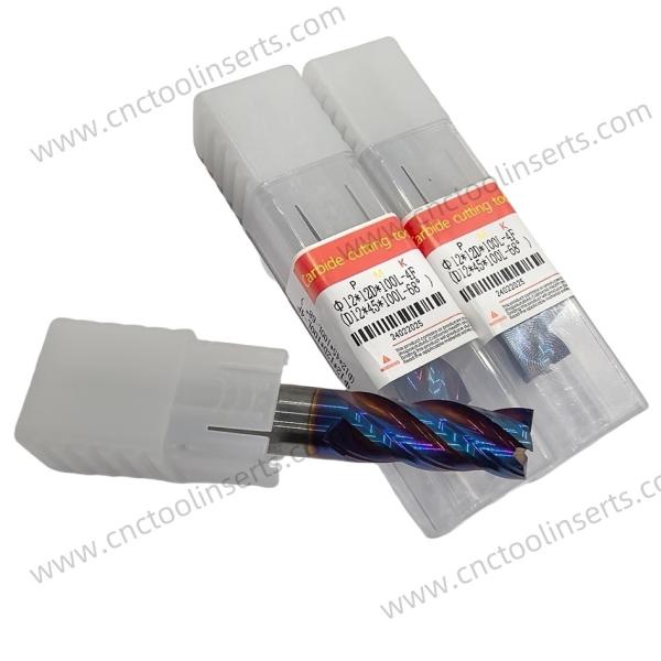 Quality D12*45*100L-68° CNC Carbide End Mill High Hardness Custom Carbide Tooling for sale