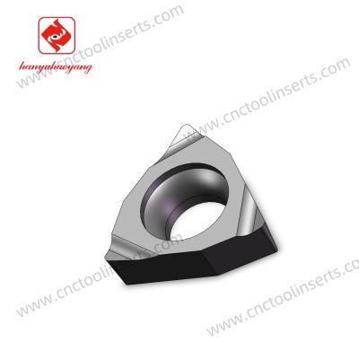 Cina WBGT060102R-F Inserto resistente al calore per la fabbricazione automobilistica realizzato in carburo cementato resistente in vendita