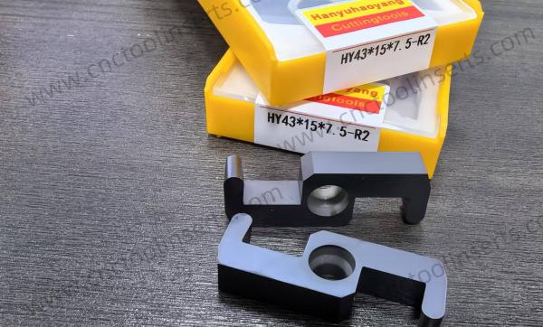 Quality Temperature Resistance CNC Lathe Inserts High Strength Volute Cutting Tool for sale