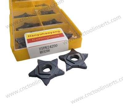 中国 高精度グリュービングシリーズ挿入 HYPE24250 HYB201コーティング付きペンタゴンマスターカット機 標準グリュービング挿入 販売のため