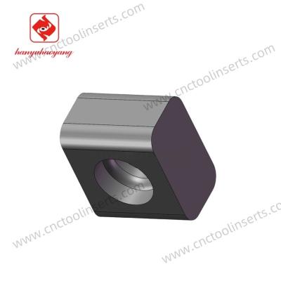 中国 CNCフライスインサート WC-Co LNZ404、精密フライスインサートシリーズ、高精度、仕上げ加工に適しています。 販売のため