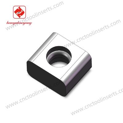 中国 CNCフライスインサート WC-Co LNZ404、精密フライスインサートシリーズ、高精度、仕上げ加工に適しています。 販売のため