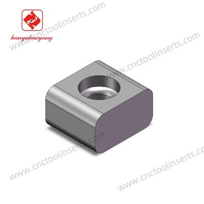 中国 CNCフライスインサート WC-Co LNZ404、精密フライスインサートシリーズ、高精度、仕上げ加工に適しています。 販売のため