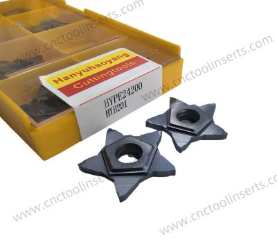 China High-Precision Grooving Series Insert HYPE24250 Pentagon Master Cutter with HYB201 Coating – Standard Grooving Insert for sale