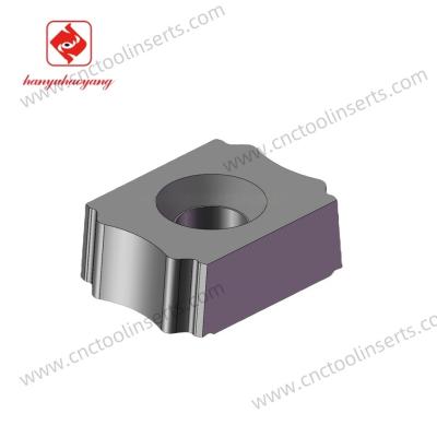 China CNC Milling Insert with PVD Coating JD-19025, Indexable Cutting Inserts Specifically for Gear Hobbing Processing for sale