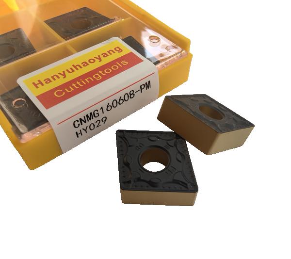 Quality CNC Turning Inserts Wc-Co CVD Coating CNMG160612-PM HY029 Steels for sale