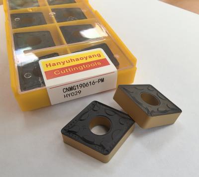 China CNC Turning Inserts Wc-Co CVD Coating CNMG190608-PM HY029 Steels for sale