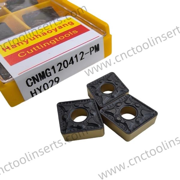 Quality CNC Turning Inserts Wc-Co CVD Coating CNMG120408-PM HY029 Steels for sale