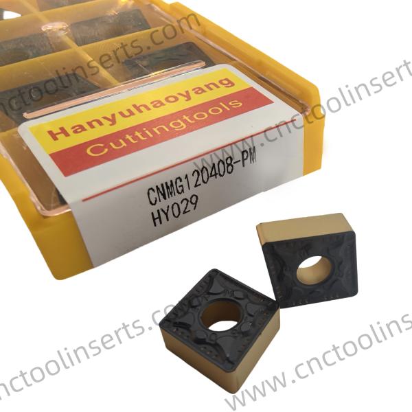 Quality CNC Turning Inserts Wc-Co CVD Coating CNMG120408-PM HY029 Steels for sale