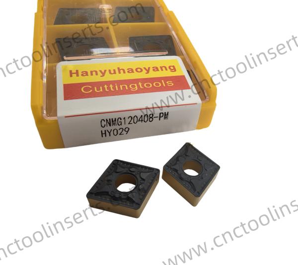 Quality CNC Turning Inserts Wc-Co CVD Coating CNMG120408-PM HY029 Steels for sale