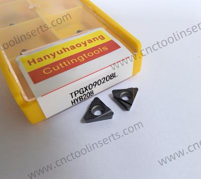 중국 CNC 보링 인서트 Wc-Co PVD 코팅 TPGX090208L HYB208 ，초합금 제외 모든 난삭재에 적용 가능 판매용