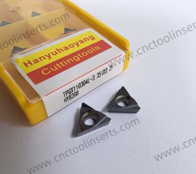 중국 CNC 보어링 삽입 Wc-Co PVD 코팅 TPGX110304L-3.35 ((D3.2) HYB208, 초연합을 제외한 모든 기계가 어려운 재료에 적용됩니다. 판매용