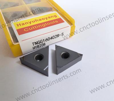 중국 CNC 보링 인서트 Wc-Co PVD 코팅 TNGG160402R-S HYB208, 초합금을 제외한 모든 난삭재에 적용 가능 판매용