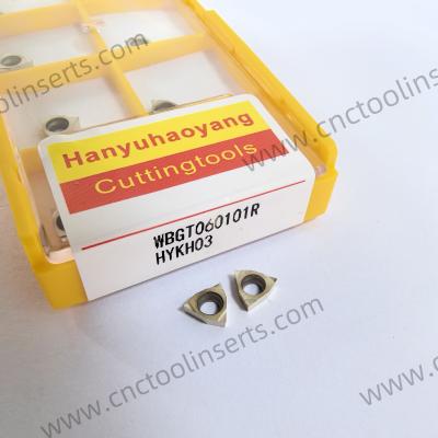 중국 CNC 보링 인서트 Wc-Co PVD 코팅 WBGT060101R HYKH03, 초합금 가공 가능 판매용