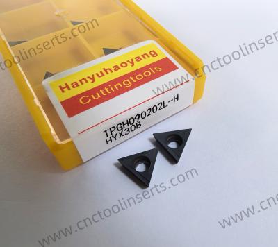 중국 CNC boring inserts Wc-Co PVD 코팅 TPGH090202L-H HYX308, 스테인리스 스틸 소재를 가공하는 데만 적합합니다. 판매용