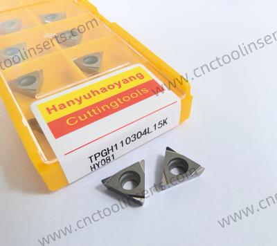 중국 CNC 보링 인서트 서멧 코팅 TPGH110302L HY081 ，고정밀 및 고품질 표면 마감 가공 요구 사항 충족 판매용