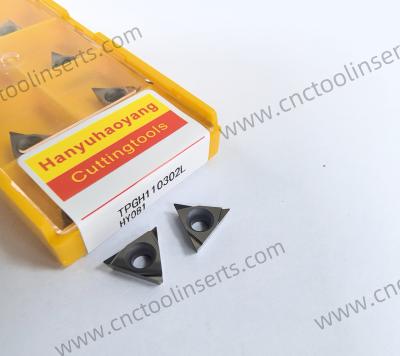 중국 CNC 보링 인서트 서멧 코팅 TPGH110302L HY081 ，고정밀 및 고품질 표면 마감 가공 요구 사항 충족 판매용