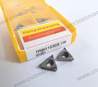 중국 CNC 보링 인서트 서멧 코팅 TPGH110302L HY081 ，고정밀 및 고품질 표면 마감 가공 요구 사항 충족 판매용
