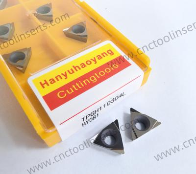 중국 CNC 보링 인서트 서멧 코팅 TPGH110302L HY081 ，고정밀 및 고품질 표면 마감 가공 요구 사항 충족 판매용