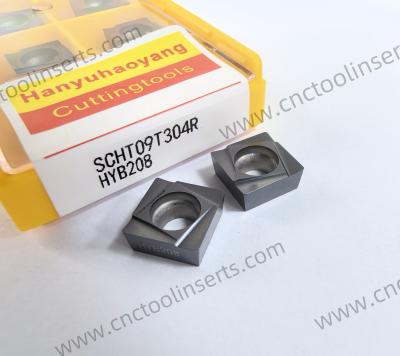 중국 CNC 보어링 삽입 Wc-Co PVD 코팅 SCHT09T304R HYB208, 초연합을 제외한 모든 기계가 어려운 재료에 적용됩니다. 판매용