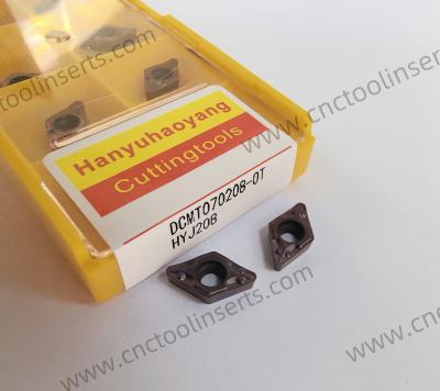 중국 CNC 보어링 삽입 Wc-Co PVD 코팅 DCMT070208-0T HYJ208, 회색 주철 HT250 응용 프로그램에 최적화 된 강철 및 주철 가공에 적합 판매용
