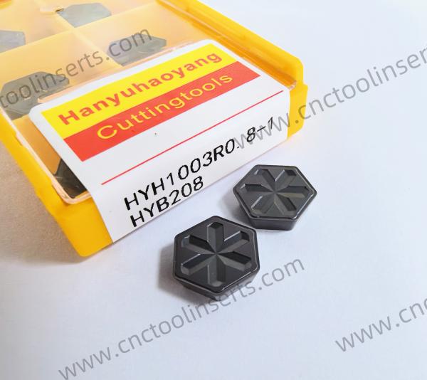 Quality CNC Reaming Insert with PVD Coating HYH1003R0.8-1 HYB208, Suitable For Difficult-to-machine Materials Except High-temperature Alloys. for sale