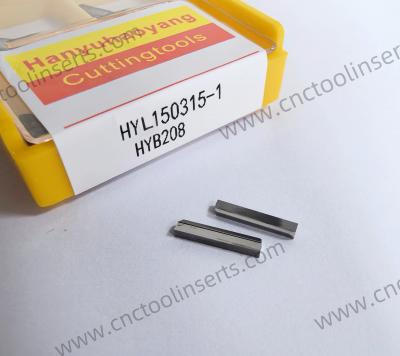 Cina Inserto di rifinitura CNC con rivestimento PVD HYL150315-1 HYB208, adatto a materiali difficili da lavorare, ad eccezione delle leghe ad alta temperatura. in vendita