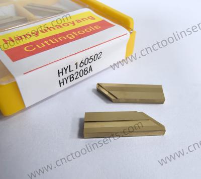 中国 PVDコーティング HYL160502 HYB208A付きカービッドリミング挿入物 温度合金を除く機械に難易な材料に最適 販売のため