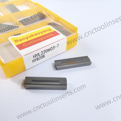 Cina Materiali difficili da lavorare Prova inserto per alesatura CNC HYL220603-4 con rivestimento PVD HYB208 Opzioni di rivestimento aggiuntive in vendita