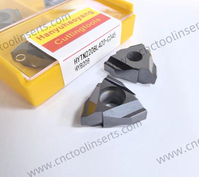 China CNC Milling Insert with PVD Coating HYTN2208L420-C045 HYB208,  Grooving Inserts. This Product is Suitable for Machining Difficult-to-cut Materials, Excluding High-temperature Superalloys for sale