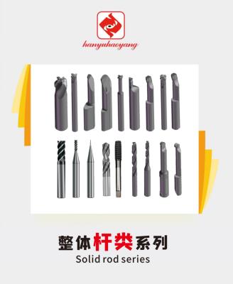 Cina Industria aerospaziale Strumenti di fresatura a carburo solido D6*24*75L-55° Lame di turbina in vendita