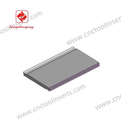 Cina Inserto a scanalatura CNC con rivestimento PVD HYL23*13.45-R1.5-G HYZ108, adatto per la lavorazione di acciaio tenero a basse velocità di taglio. in vendita