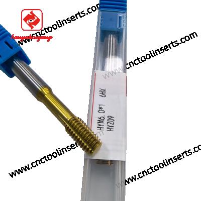 China Extrusion tap, precision CNC cutting tool, with PVD coating, model HYM6.0*1 6HX. Applicable materials: aluminum alloy, low - carbon steel, copper alloy, mild steel, etc. for sale