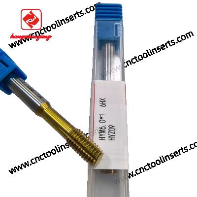 China Extrusion tap, precision CNC cutting tool, with PVD coating, model HYM6.0*1 6HX. Applicable materials: aluminum alloy, low - carbon steel, copper alloy, mild steel, etc. for sale